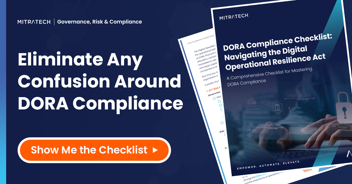 A Comprehensive Checklist for Mastering DORA Compliance A Comprehensive Checklist for Mastering DORA Compliance